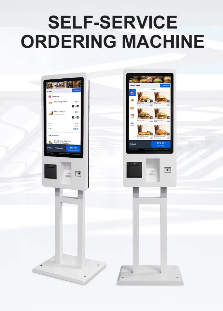 27” Android Restaurant Self-Ordering Kiosk - China LCD Digital Signage ...